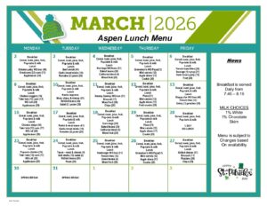 AR March Lunch Menu - NICE Community School District